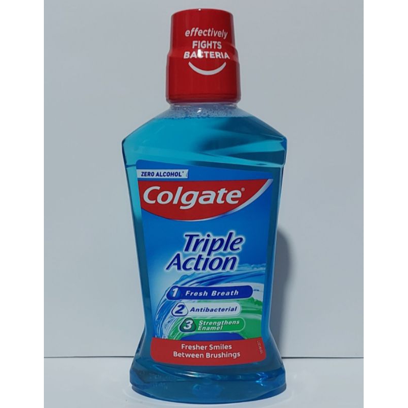 Colgate Triple Action Mouthwash 500ml | Shopee Philippines