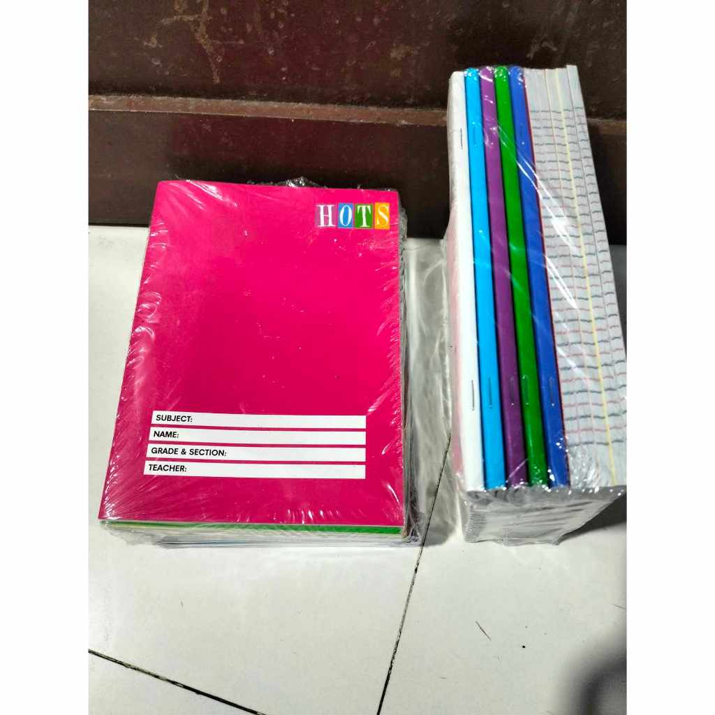 writing notebooks / 80 leaves (10 pcs /1 bundle random brand( red and ...