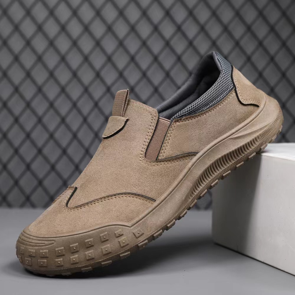 Casual labor shoes low-top non-slip wear-resistant slip-on work shoes ...