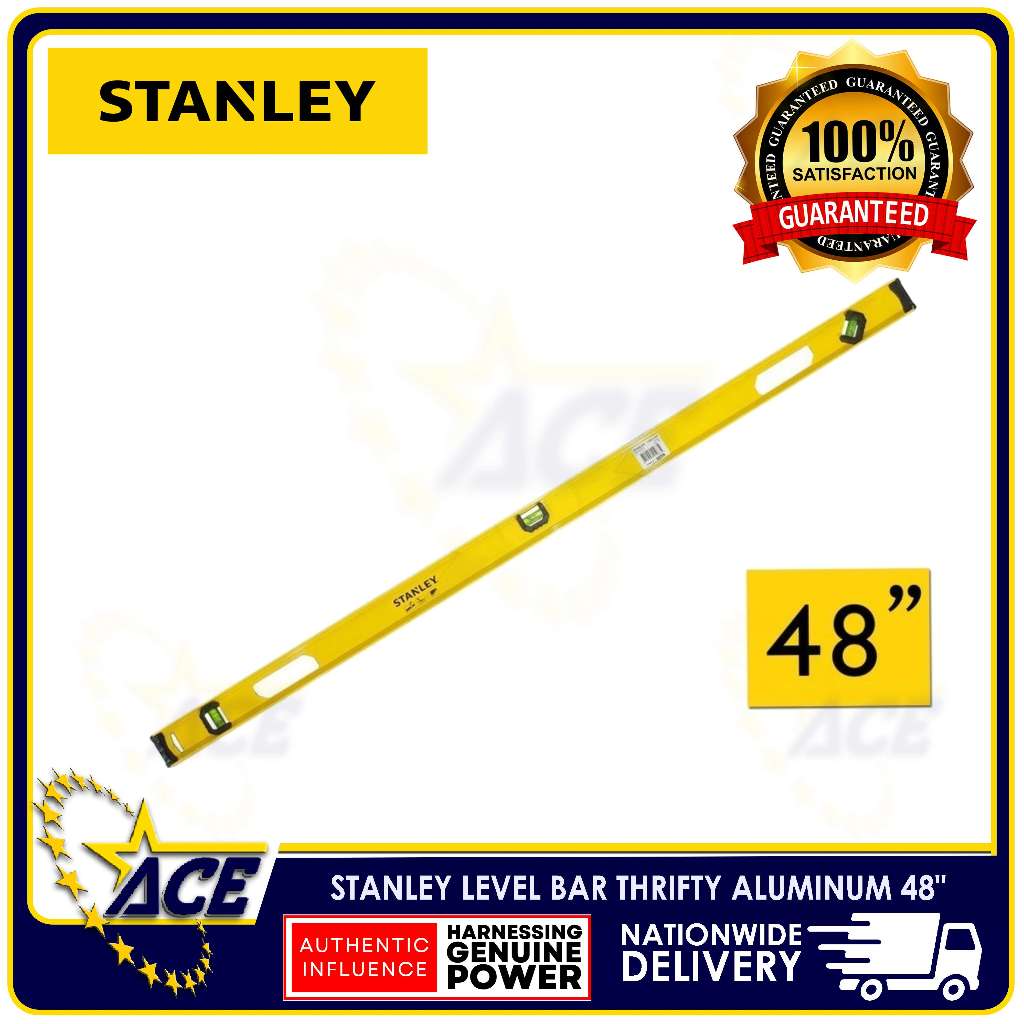 Stanley Level Bar Thrifty Aluminum I-Beam Level 48" (42-076) | Shopee ...