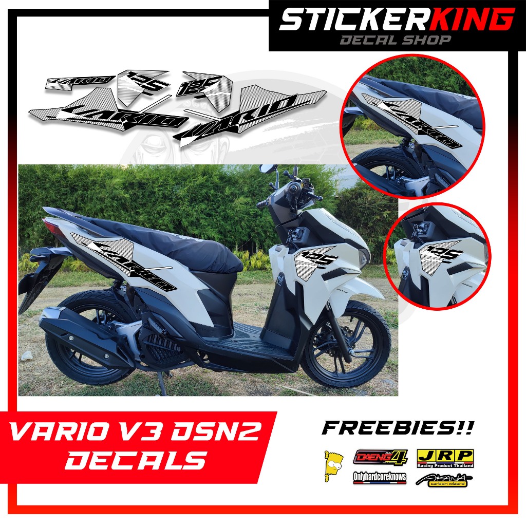 Vario V3 Design 2 Click 125i Decals with freebies | Shopee Philippines