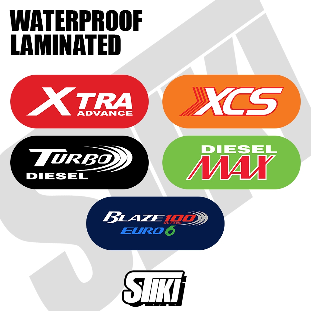Petron Gasoline Diesel Vinyl Sticker WATERPROOF | Shopee Philippines