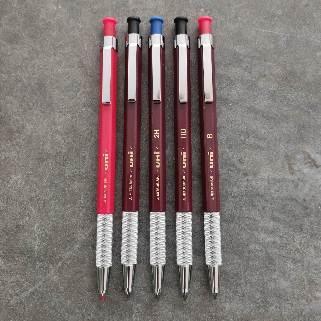 UNI MITSUBISHI Lead Holder Clutch Pencil — 2mm MH-500 / UNI MH500 | Shopee Philippines