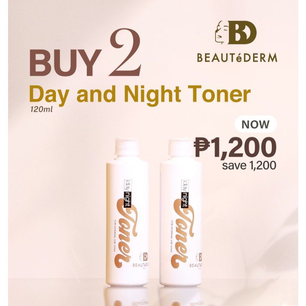 B1T1 Beautederm Day and Night Toner MICROPEELING | Shopee Philippines