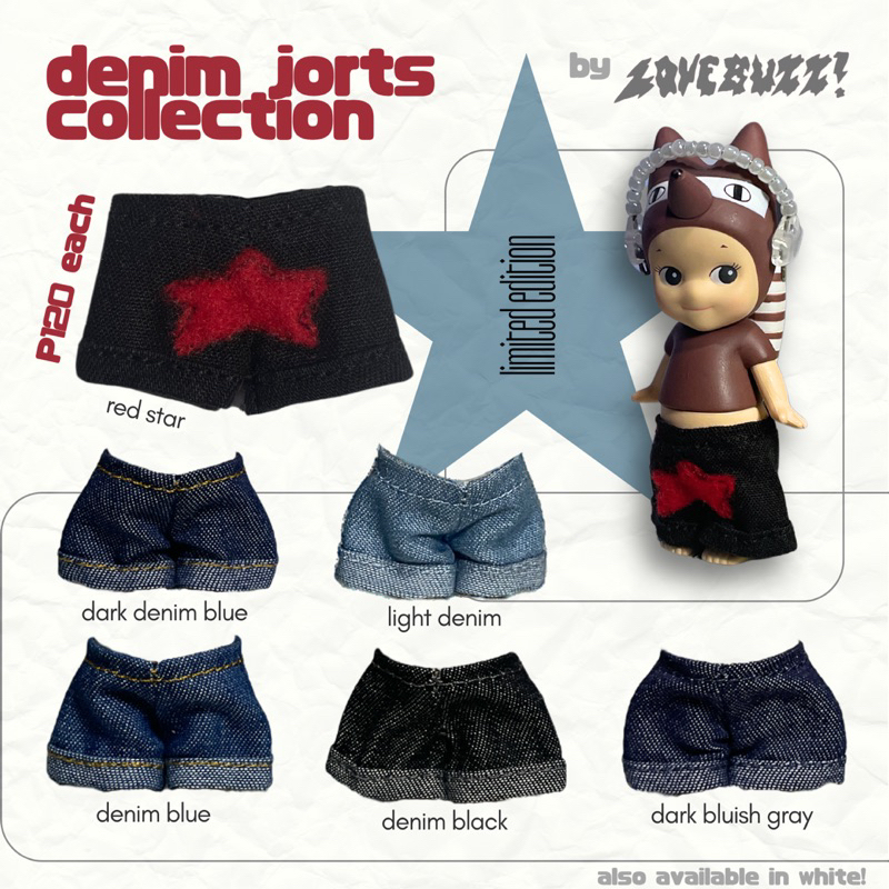 Sonny Angel Jorts by LOVEBUZZ! | Shopee Philippines