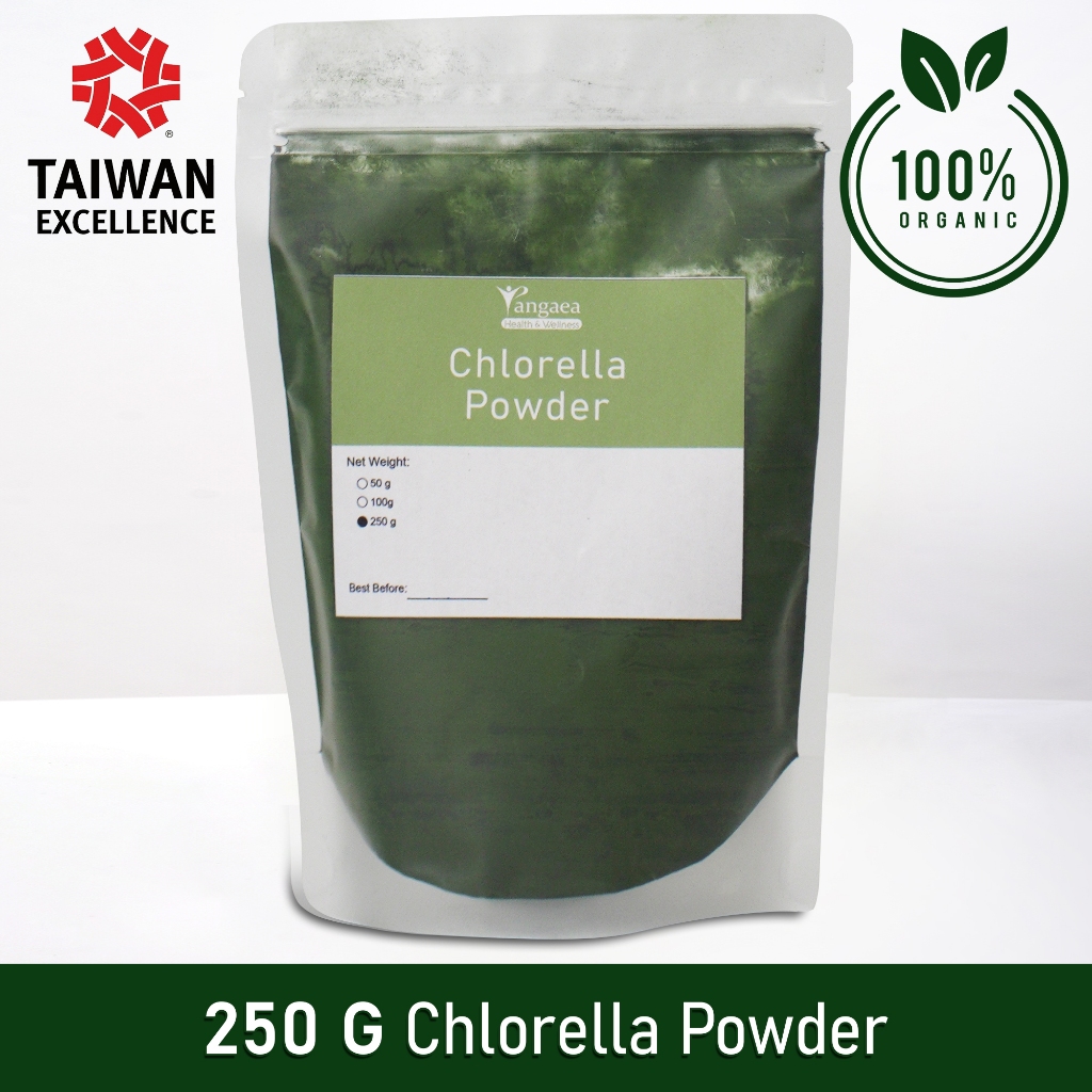 Imported Premium Organic Raw Chlorella Powder (250G, Bulk packaging ...