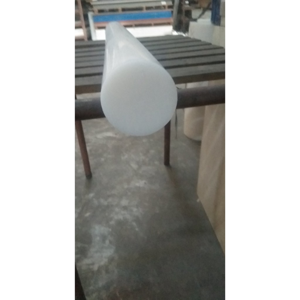 95mm diameter x 1 meter High Density Polyethylene HD-PE Rod White ...