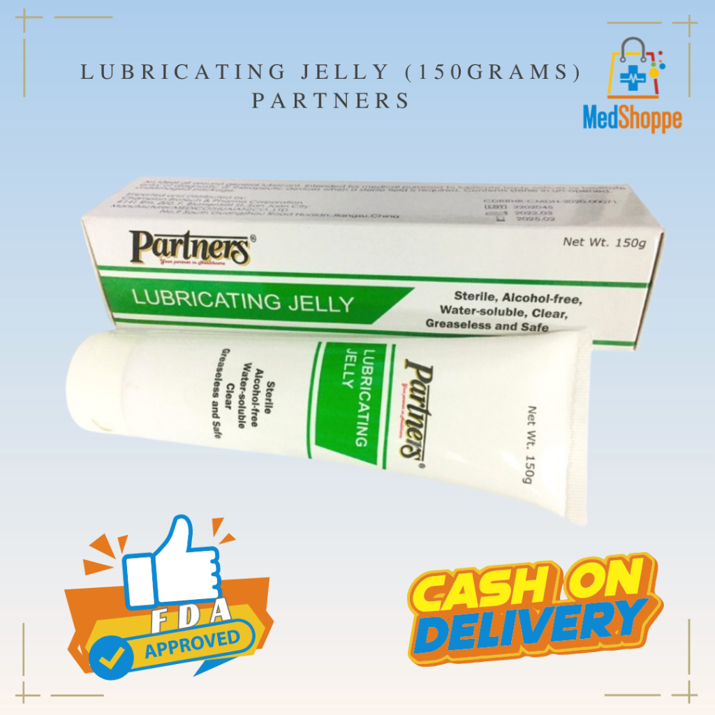 PARTNERS LUBRICATING JELLY 150GRAMS | Shopee Philippines