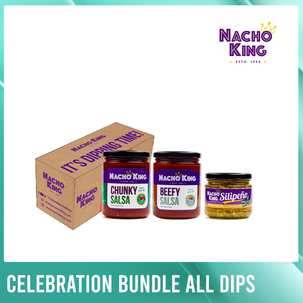 Nacho King Celebration Bundle ALL DIPS | Shopee Philippines