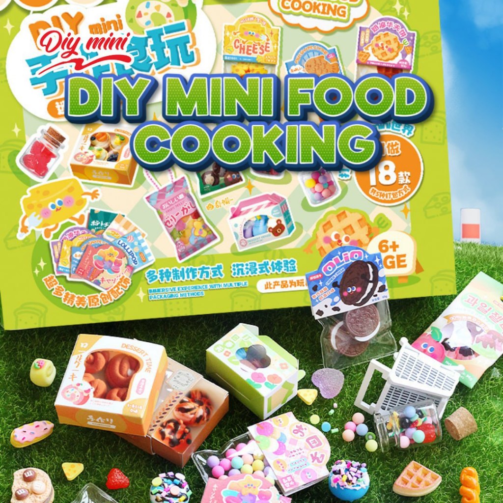 BYJ MR TOYS DIY Mini Food Cooking Handmade Arts & Crafts Keychain Do It ...