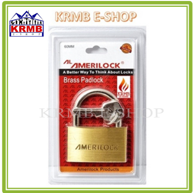 AMERILOCK Heavy Duty Brass Padlock AL610 Short Shackle | Shopee Philippines