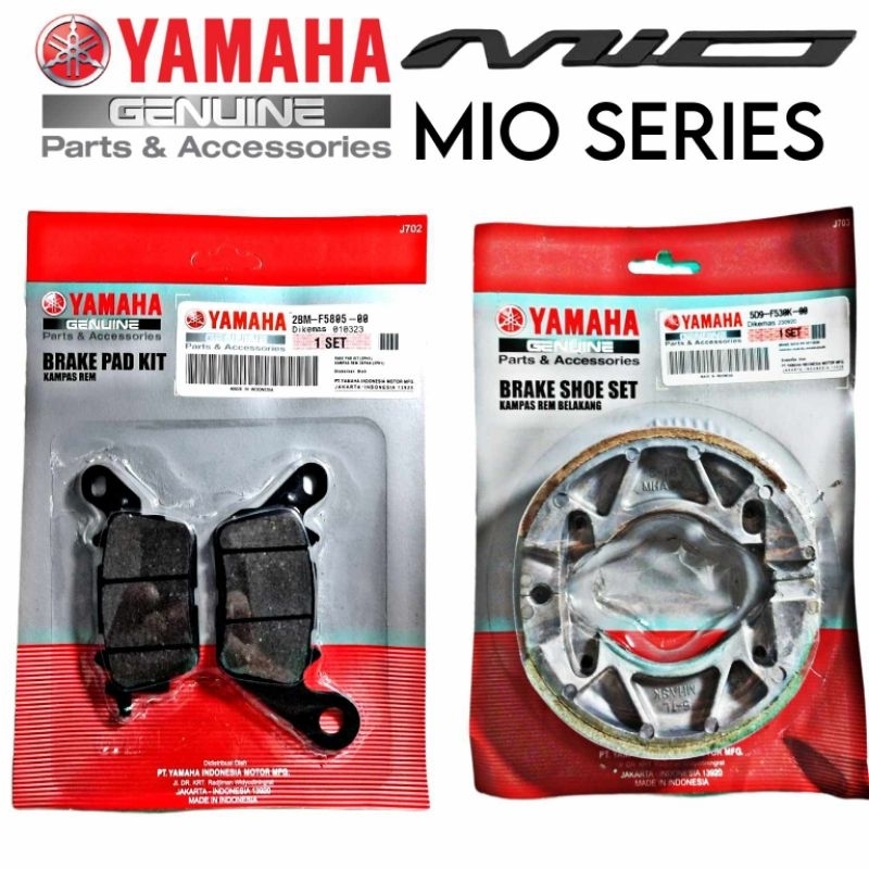 MIO BRAKE SET MIO GEAR / MIO GRAVIS / MIO SOUL i 125/MIO i 125/MIO ...