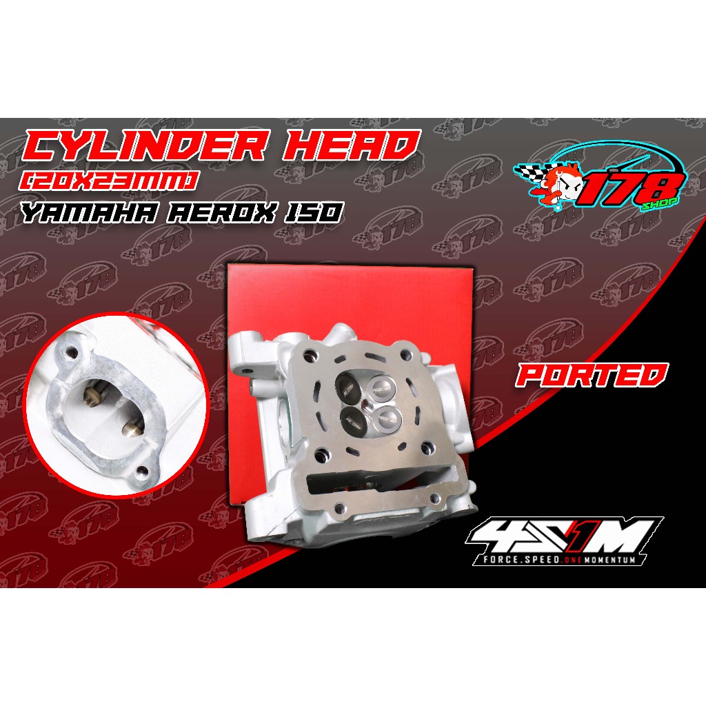 4S1M head aerox v1/v2/nmax v2 20/23 23/26 cnc | Shopee Philippines