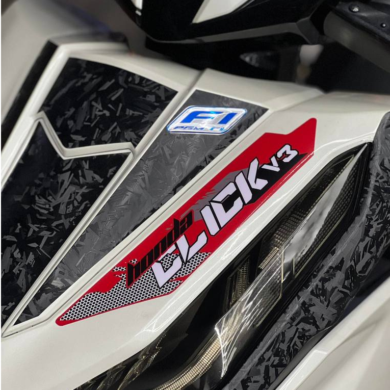 HONDA CLICK V3 FRONT PRINTED DECALS AVAILABLE ALL COLORS | Shopee ...