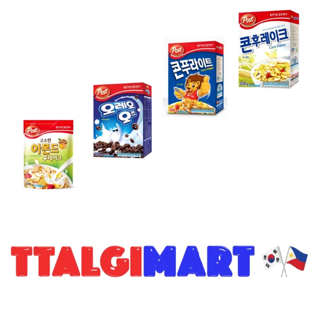 Dongseo Food Post Cereals (Oreo O"s, Corn Flakes, Almond Flaskes, Corn ...