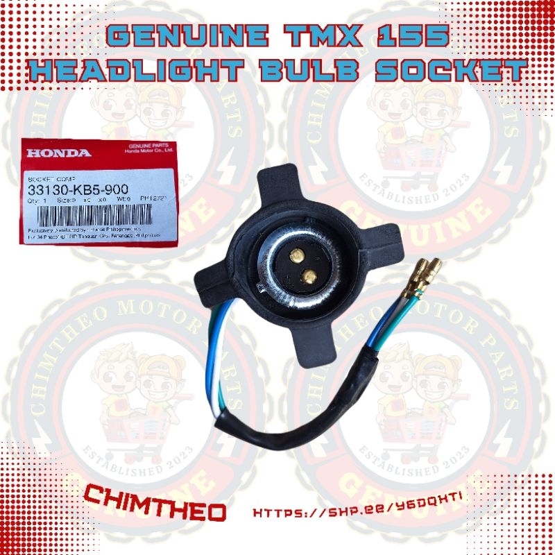 Tmx 155 Head Light Socket 100% Original Honda | Shopee Philippines