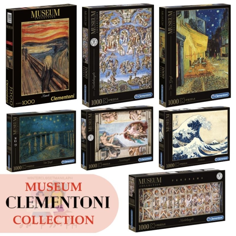 Clementoni Museum Collection 1000 to 1500 pieces Jigsaw Puzzle | Shopee ...