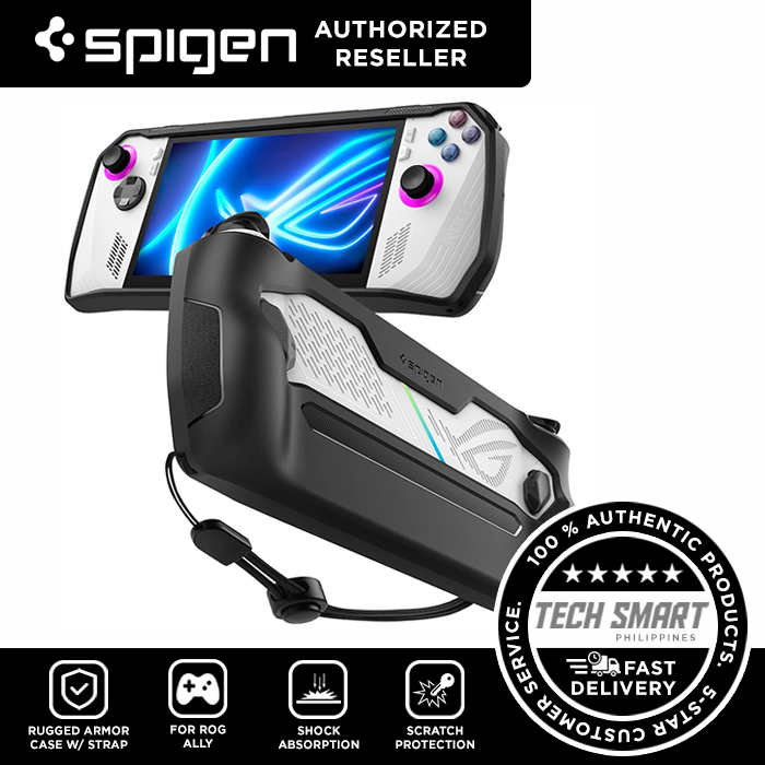 Spigen Rugged Armor Case for ASUS Rog Ally RC71L TPU Case with Wrist ...