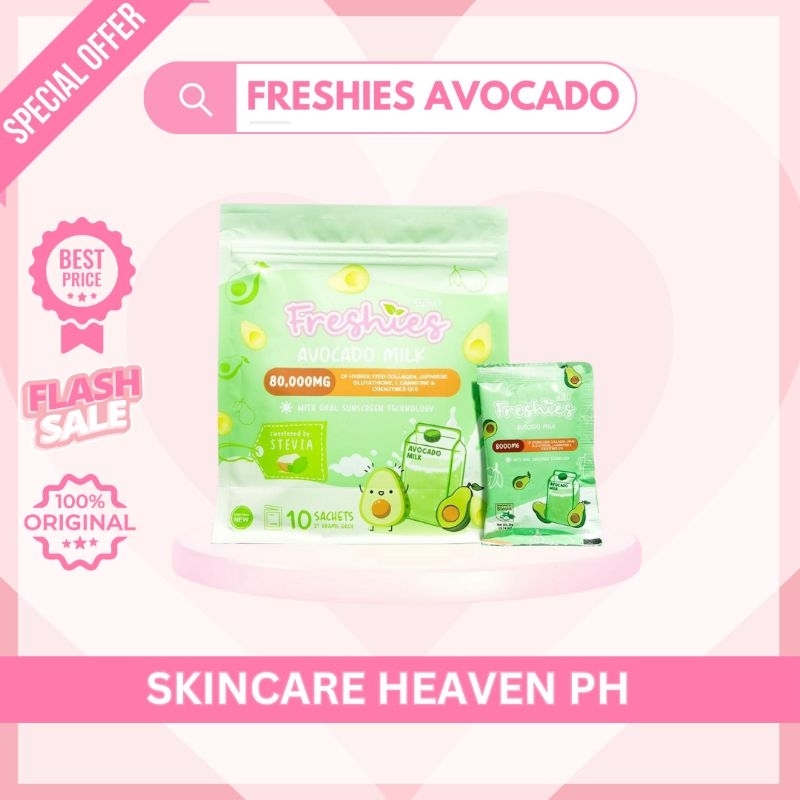 Freshies Avocado Milk and Freshies Melon Collagen Glutathione L ...