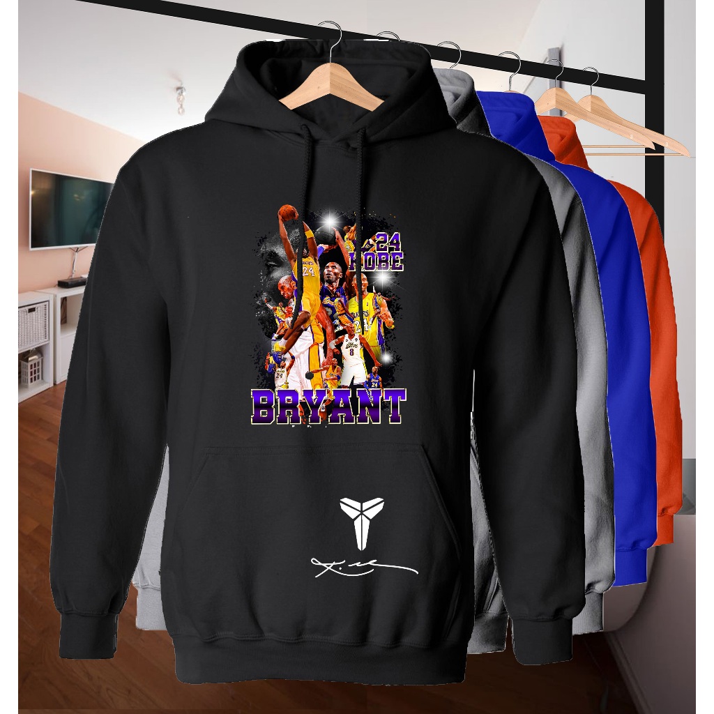 Hoodie Black Kob Bryant Pull Over Long Sleeve KB7 NBA Mall Quality ...