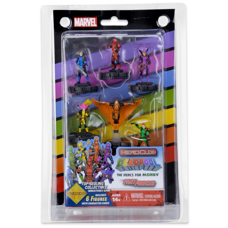 Deadpool Heroclix Mini Action Figure Set by Wizkids x Marvel Comics x ...