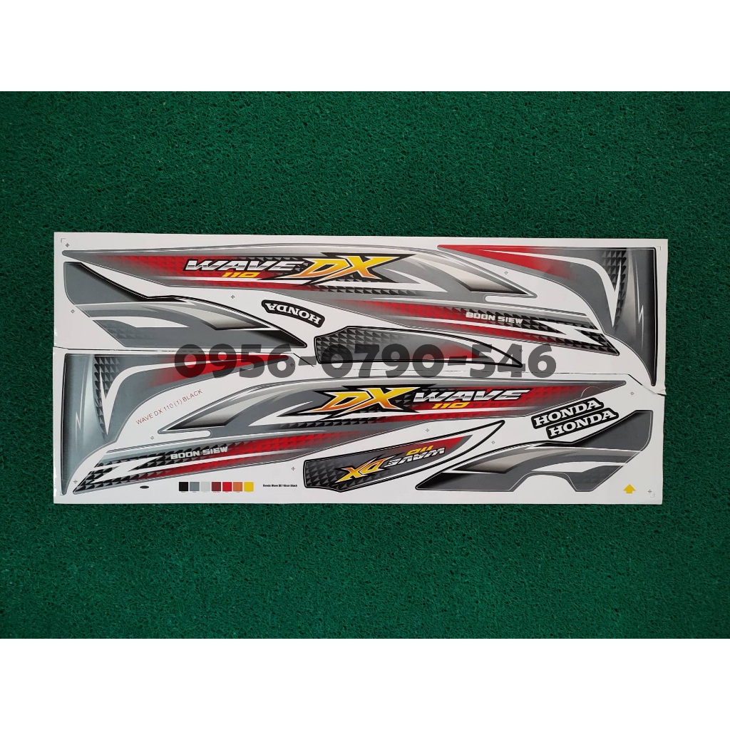 HONDA WAVE DX 110 ORIGINAL MALAYSIA MADE Stock Decal/Sticker | Shopee ...