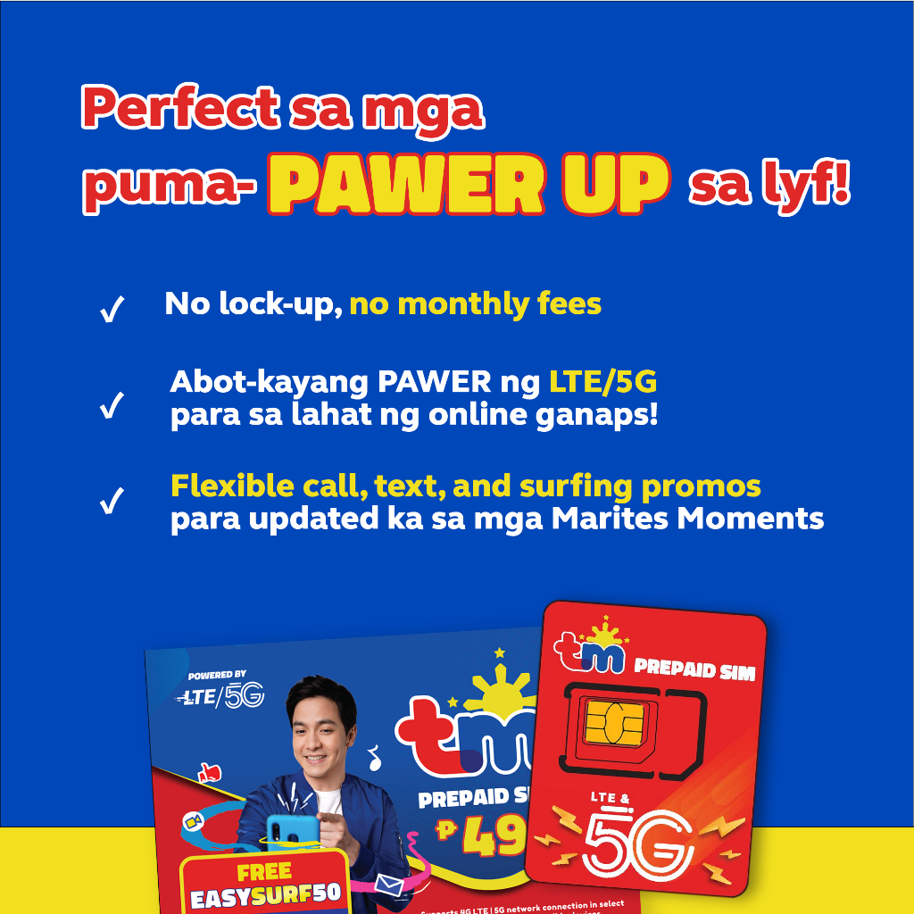 TM Prepaid 5G SIM Card | Shopee Philippines