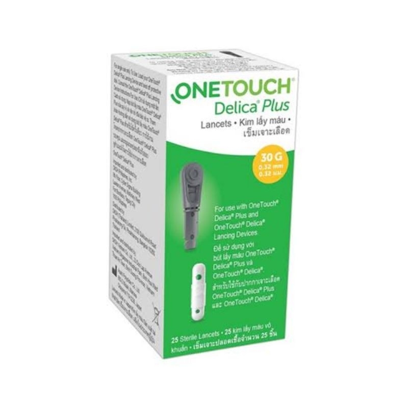 One Touch Delica Plus Lancets (25pcs) | Shopee Philippines