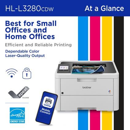 Brother MFC L8340CDW / HL L3280CDW Colored Laser Printer L3280 L8340 ...