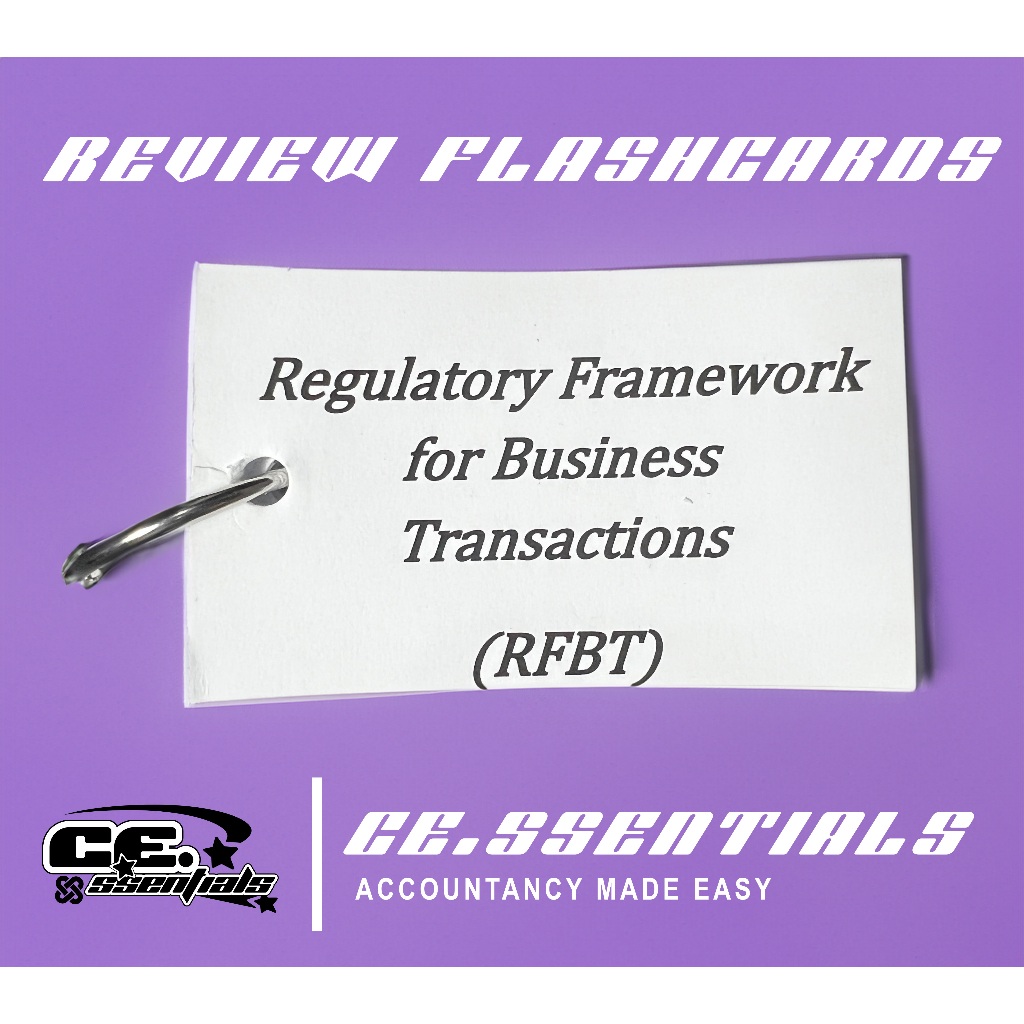 RFBT - Regulatory Framework for Business Transactions - Accountancy / CPA Reviewer flashcards ...