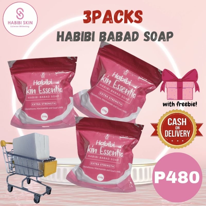 3PACKS HABIBI SKIN BABAD SOAP BY MS CRISSA LIAGING (100% ORIGINAL ...