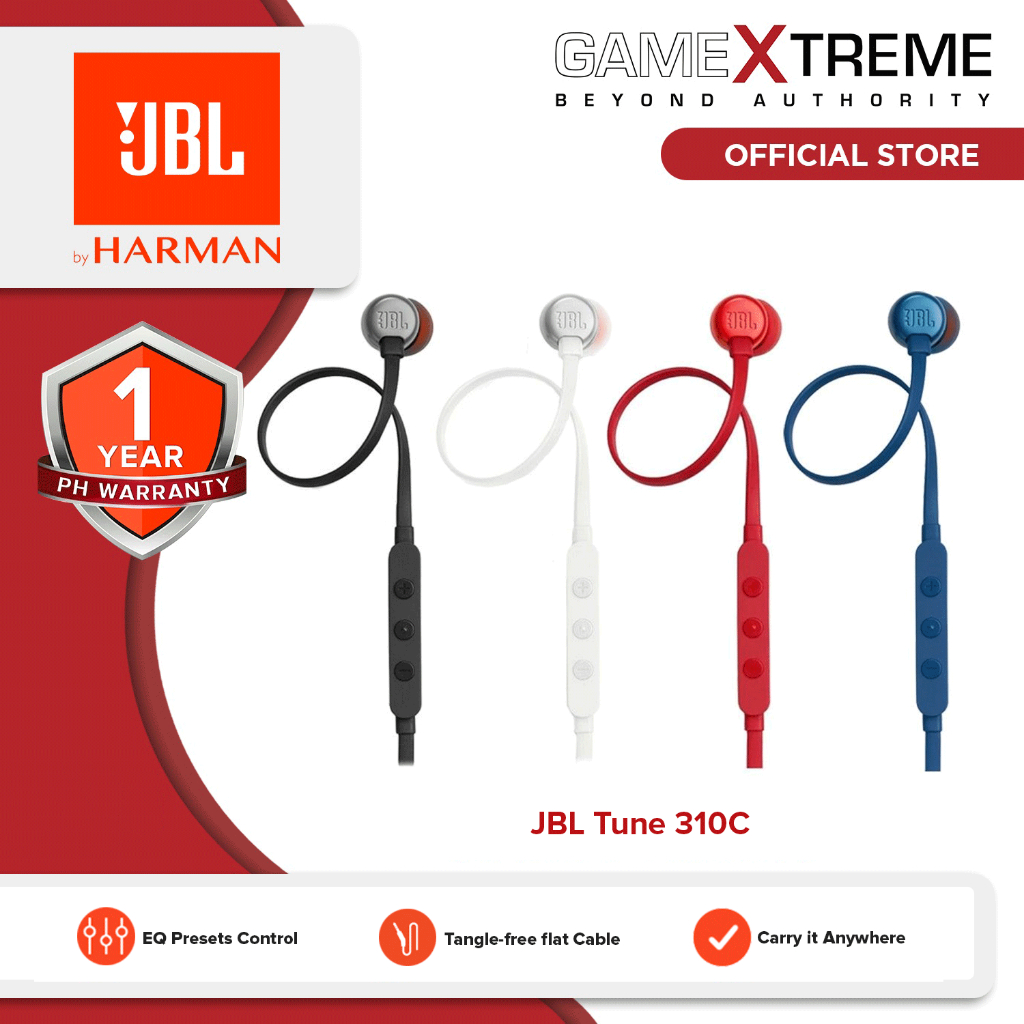 JBL Tune 310C USB Type C Wired Hi-Res In-Ear Headphones | Shopee ...