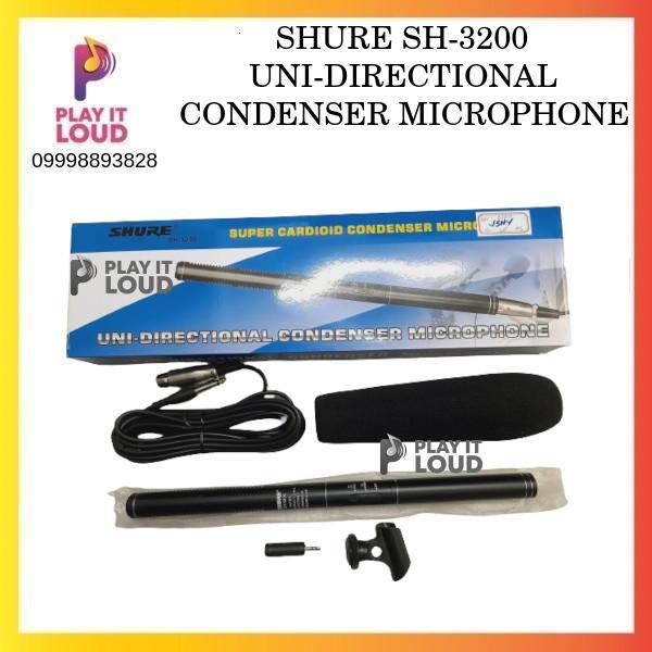 SHURE SH-3200 SUPER CARDIOID UNI-DIRECTIONAL CONDENSER MICROPHONE ...