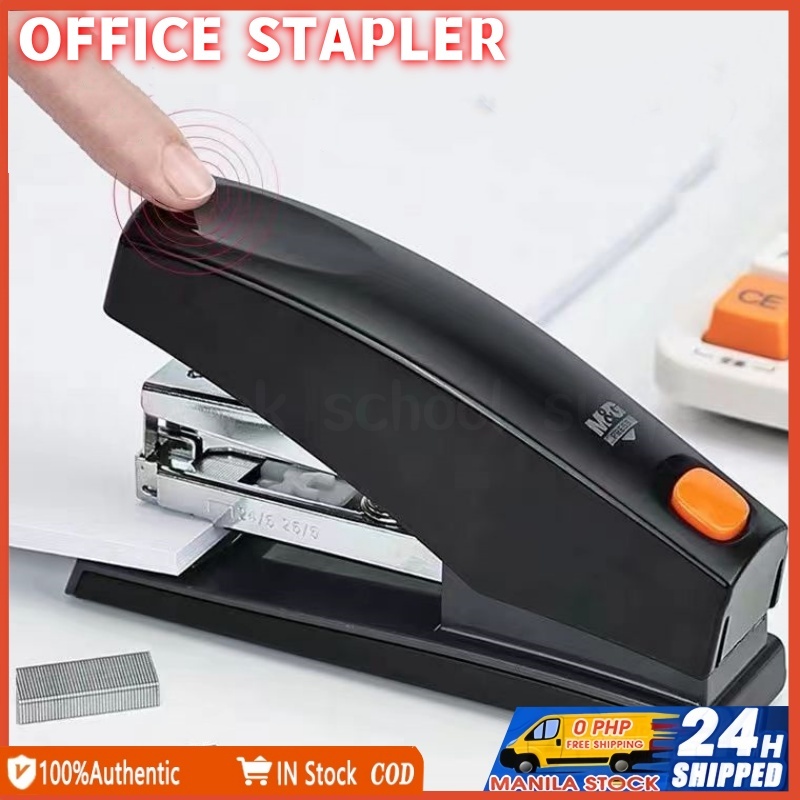 Stapler Professional Office Large Capacity Stapler White Black Blue ...