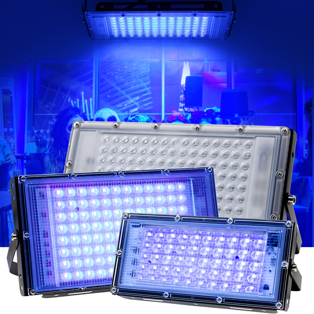 UV Light LED Flood light 50W 100W 150W 395nm UV Curing Lamp Fluorescent ...