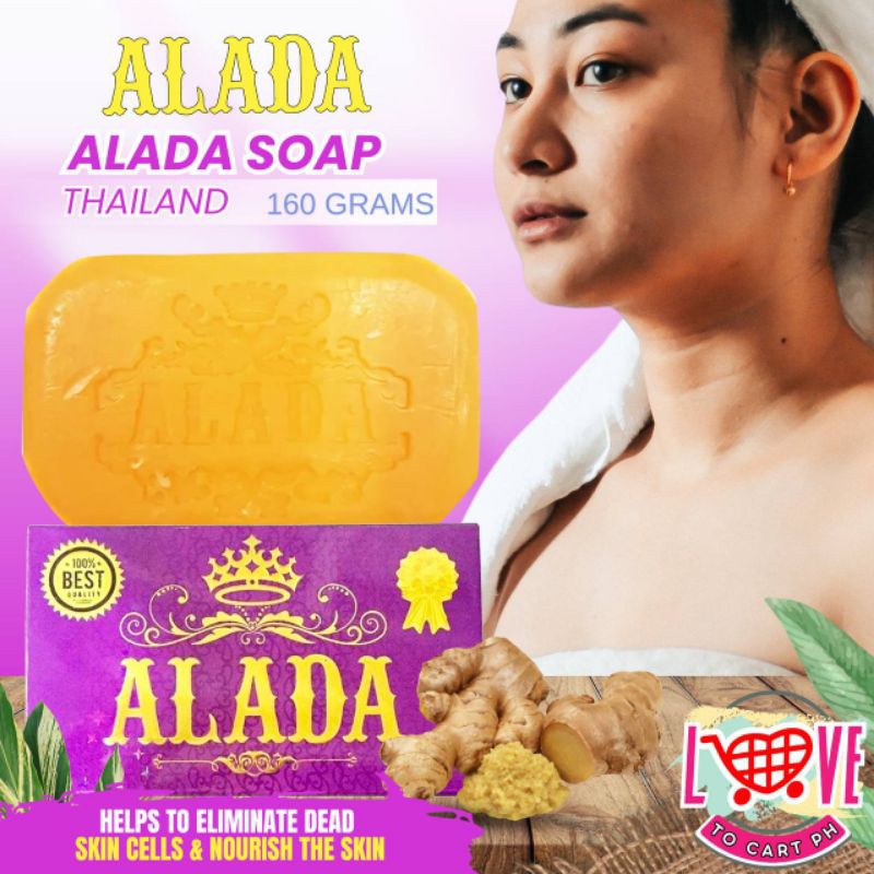 Alada Soap Organic and Magical Fast Whitening Soap 160g | Shopee ...