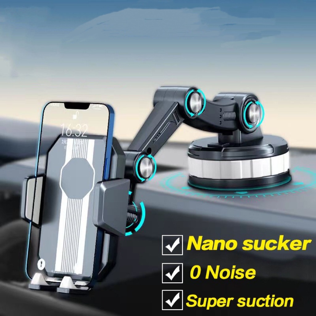 360° Rotatable Car Phone Holder For Dashboard And Windshield Suction ...