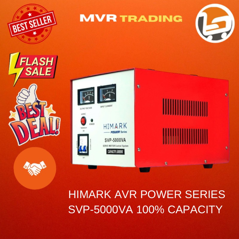 Himark AVR Automatic Voltage Regulator 5000watts SVP-5000VA Servo Type ...