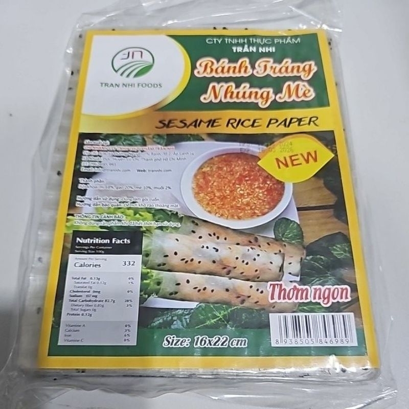 Rice Paper with Black Sesame 250g | Shopee Philippines