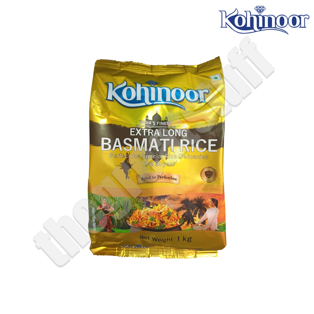 1kg Kohinoor India`s Finest Extra long Basmati Rice (Gold) | Shopee ...