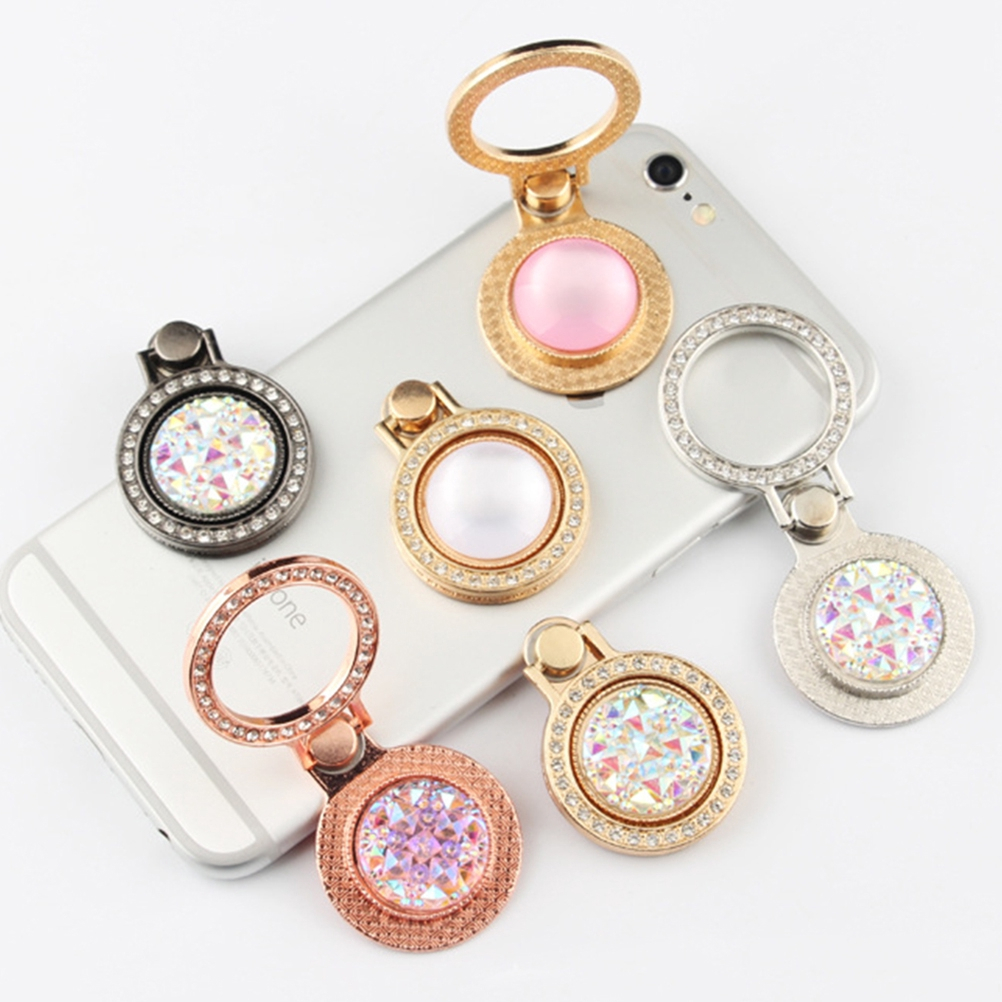 Elegant Diamond Ring Stent Mobile Phone Holder Universal | Shopee ...