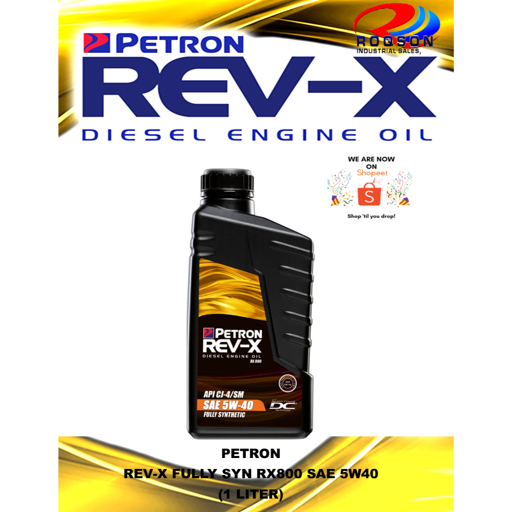 PETRON REV-X RX800 FULLY SYNTHETIC (ALL TERRAIN) DIESEL ENGINE OIL ...