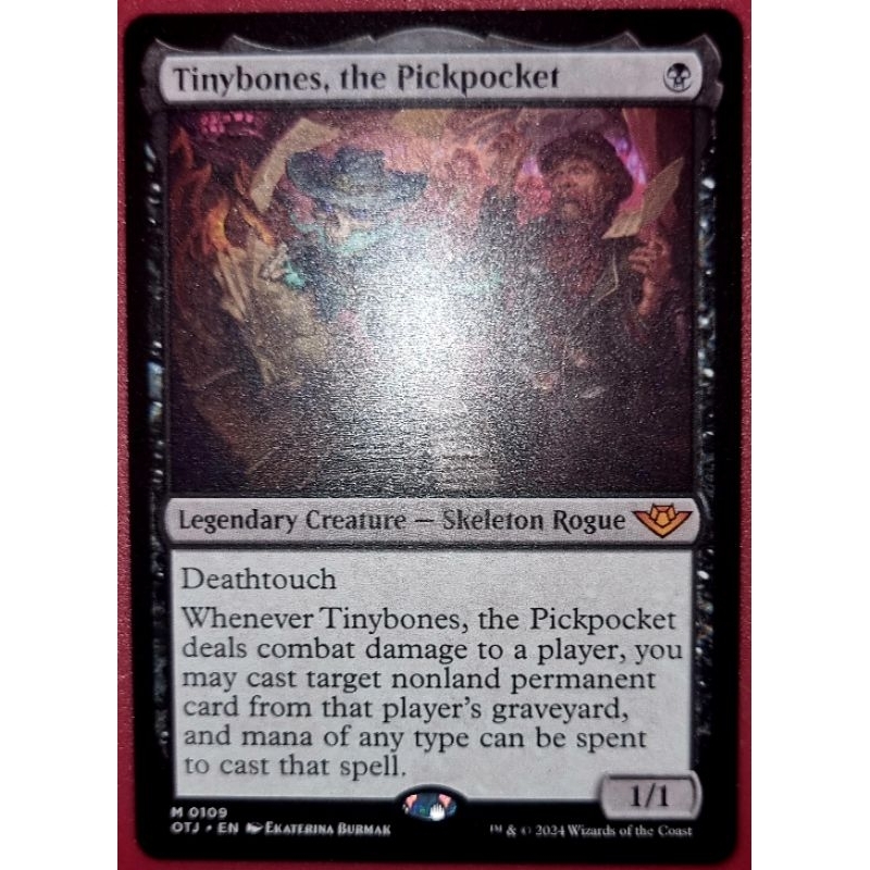 MTG Tinybones, the Pickpocket OTJ (Nonfoil/PromoPackFoil) | Shopee Philippines