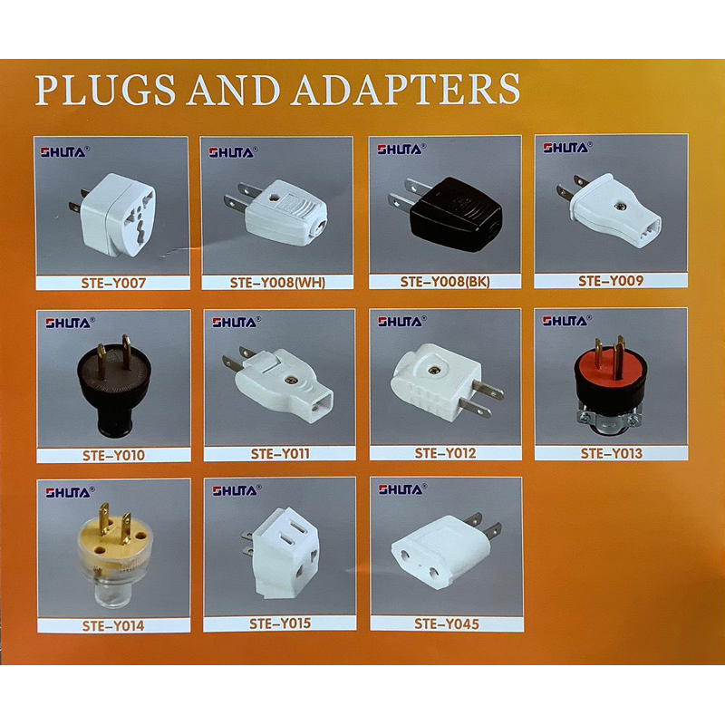 SHUTA plug(universal socket adaptor)(regular rubber plug)(transparent ...