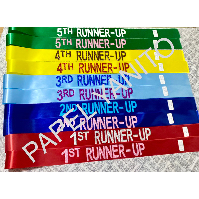 PAGEANT SASH (WHOLE-COLORED) | Shopee Philippines
