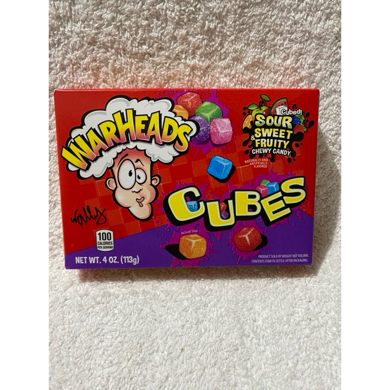 Warheads Sour Sweet & Fruity Chewy Candy Cubes 113g | Shopee Philippines