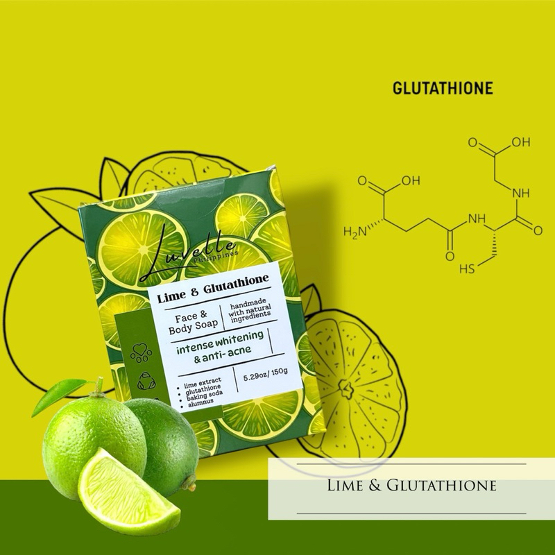Luvelle Lime and Glutathione Bar | Shopee Philippines