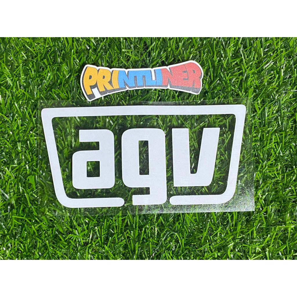 AGV HELMET STICKER DECALS FOR MOTORCYCLE, CARS & ETC (WATERPROOF ...