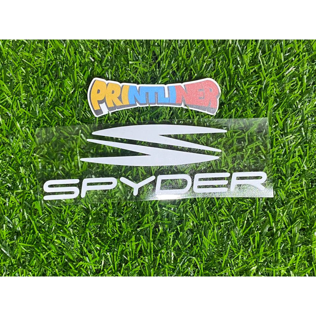 SPYDER HELMET STICKER DECALS FOR MOTORCYCLE, CARS & ETC (WATERPROOF ...