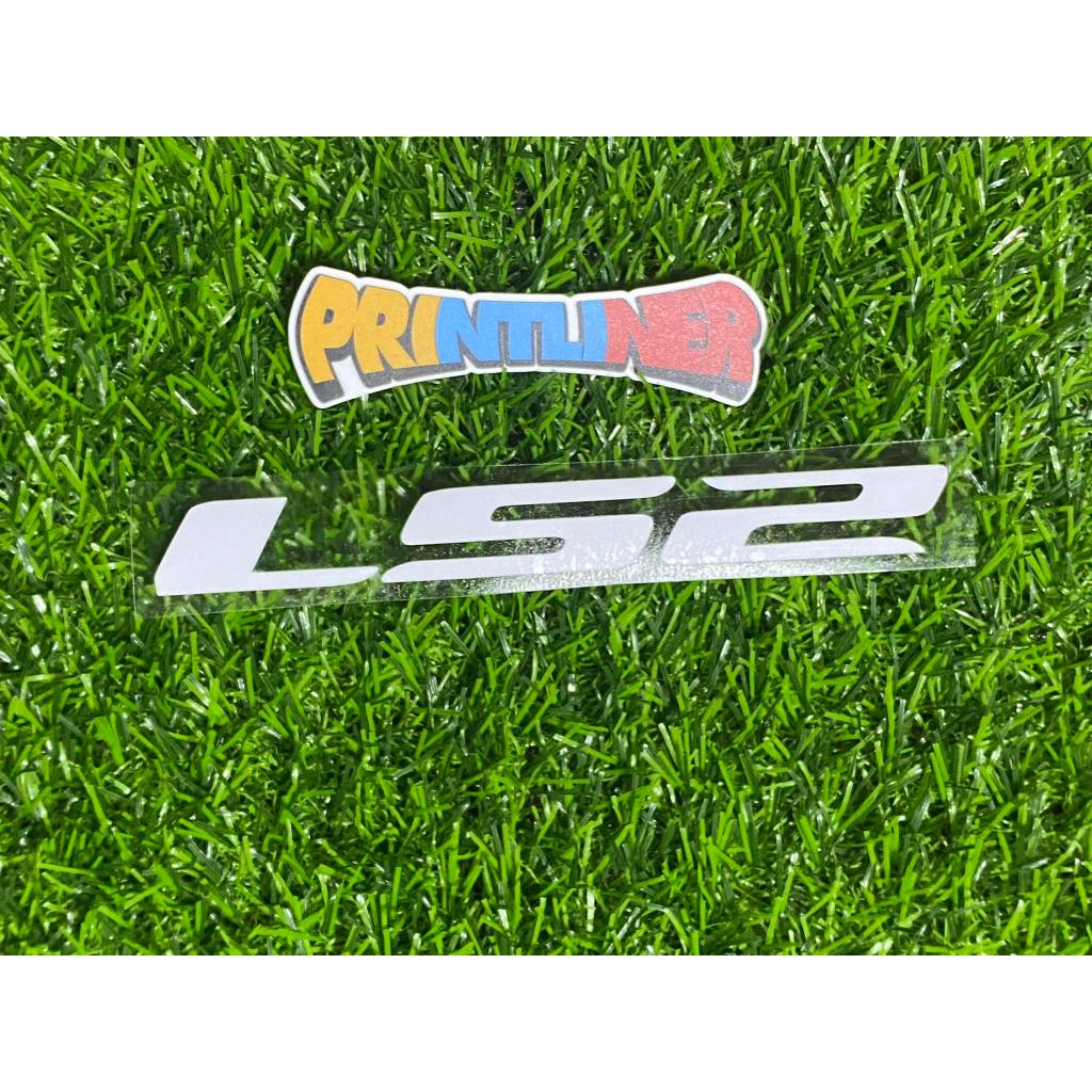 LS2 HELMET STICKER DECALS FOR MOTORCYCLE, CARS & ETC (WATERPROOF ...